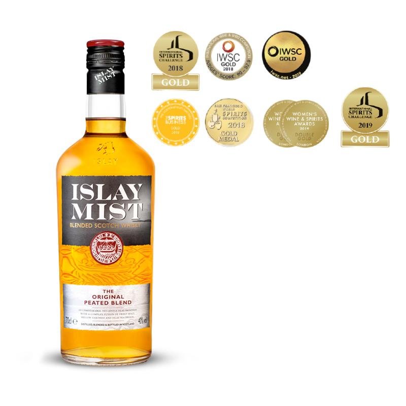 Islay Mist The Original Peated Blended Scotch Whisky – Open Bottle